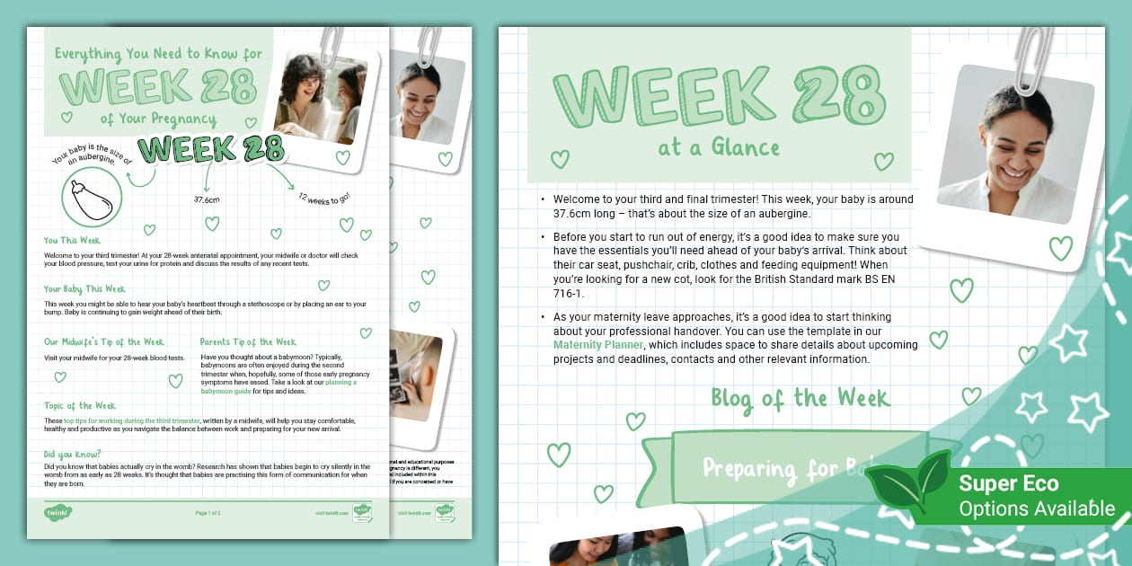 Everything You Need to Know for Week 28 of Your Pregnancy