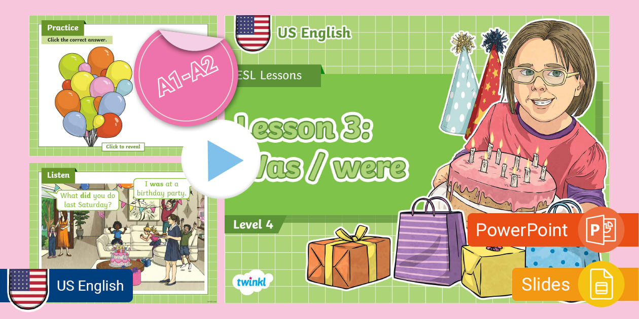 Twinkl ESL Curriculum Level 4 Lesson 3 (teacher made)