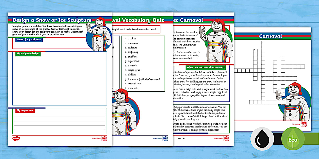 Carnaval Intermediate Celebration Pack English - Twinkl