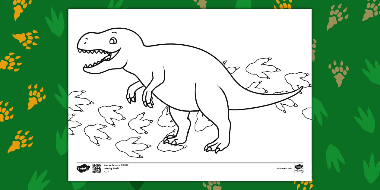 Dinosaur Colouring | Colouring Sheets (teacher made)