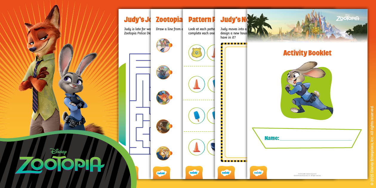 Zootopia: Activity Booklet [Ages 5-7]