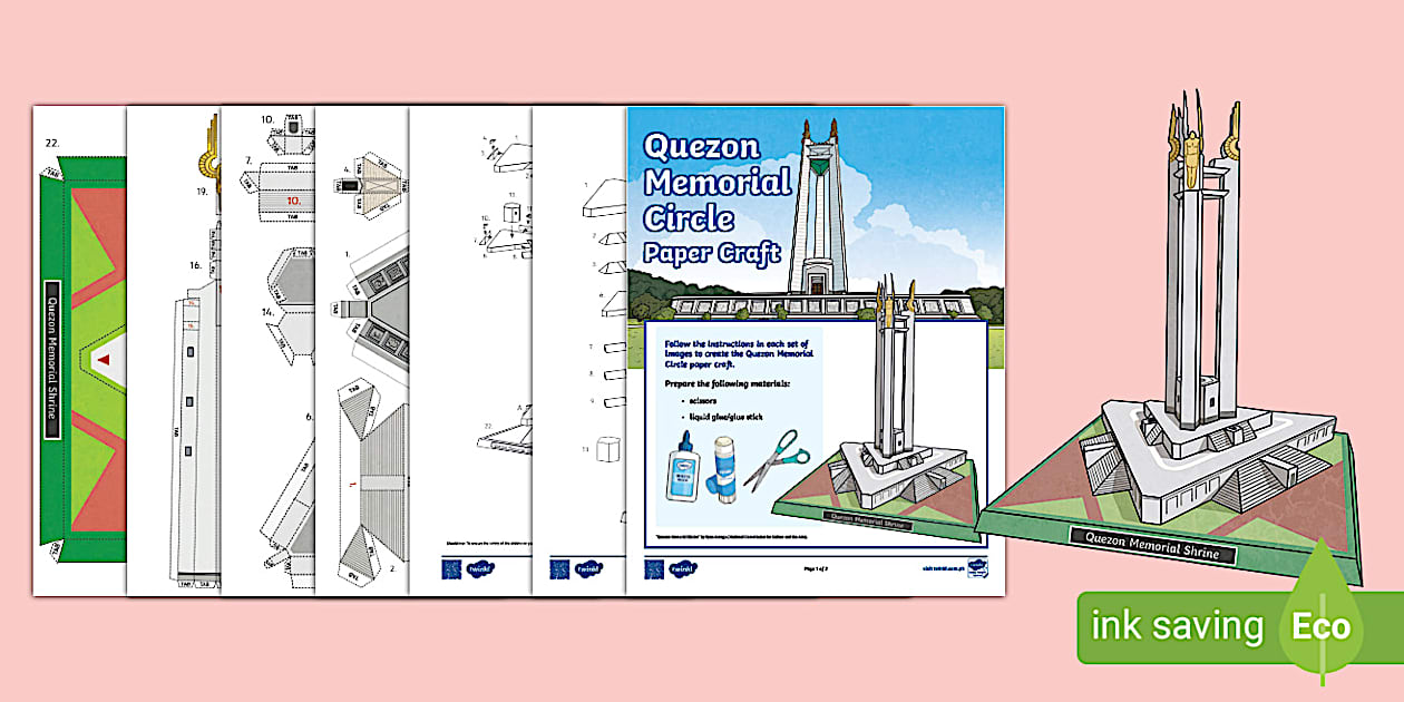 Quezon Memorial Shrine Paper Craft | Grades 2 - 6 | Twinkl