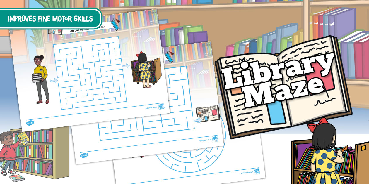 Library Maze | Twinkl Australia