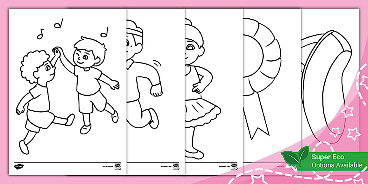 My First Dance-Themed Colouring Pack (teacher made) - Twinkl