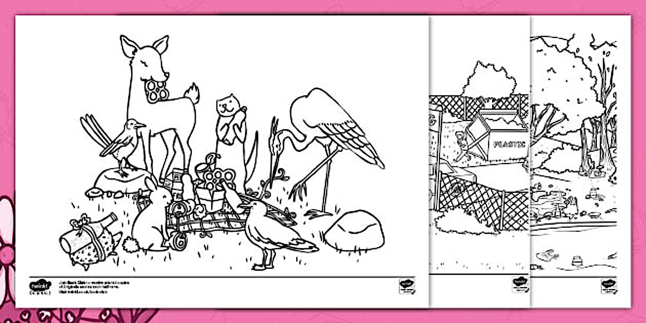 The Messy Magpie Colouring Pages (teacher made) - Twinkl