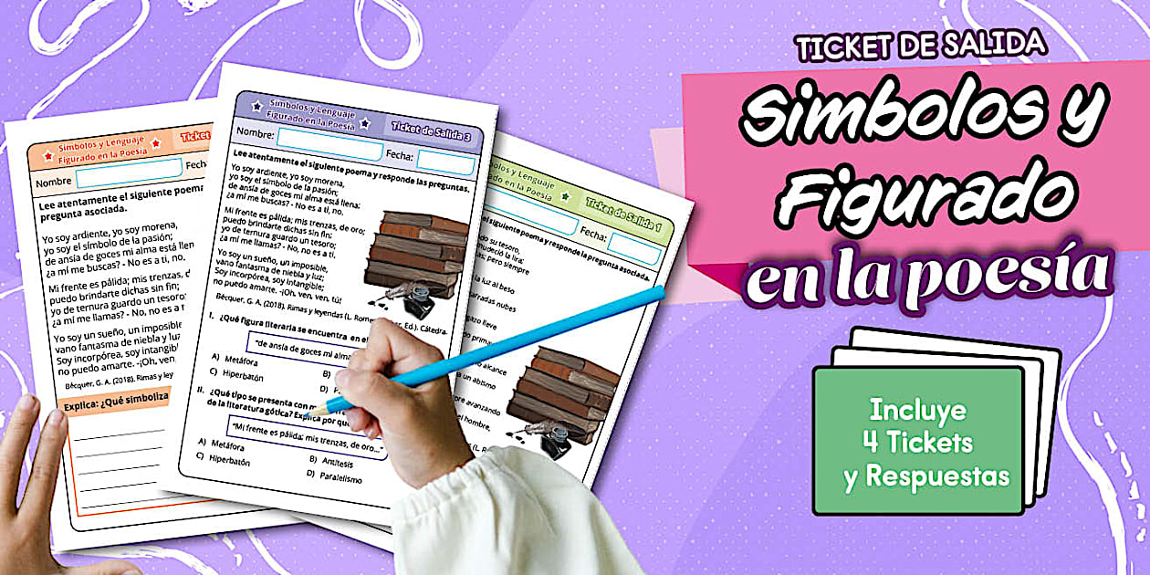 Ticket de Salida| Género Lírico | Bécquer| Literatura | I° M