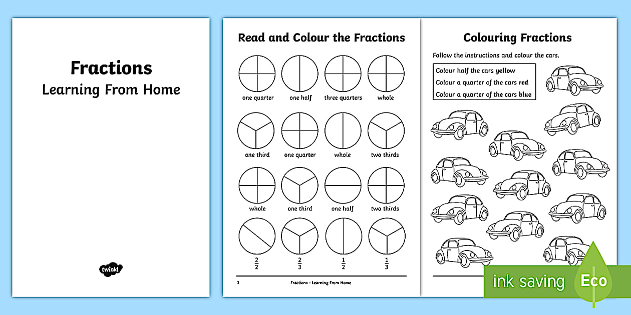 Fractions Activity Booklet | Maths Activities (teacher made)