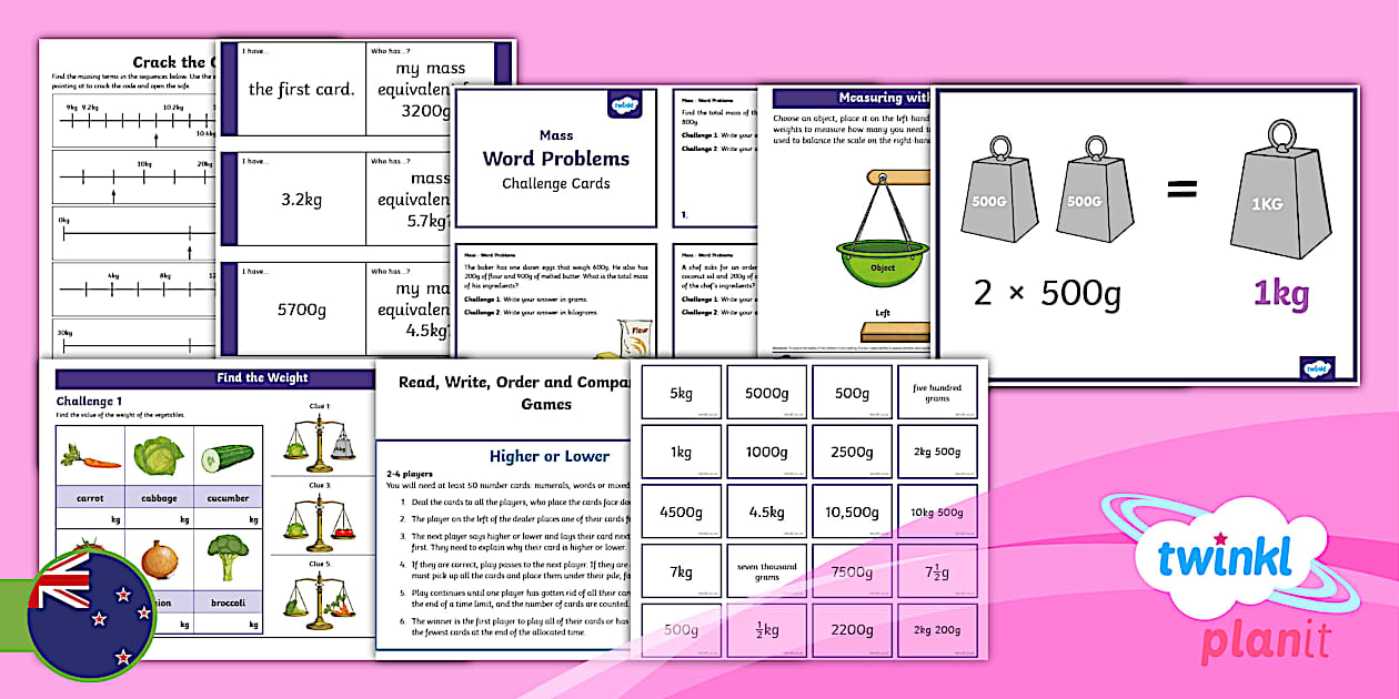 Level 3 Mass Supporting Activity Pack - Twinkl