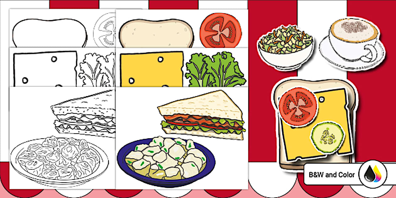 New York Deli Dramatic Play Cutouts