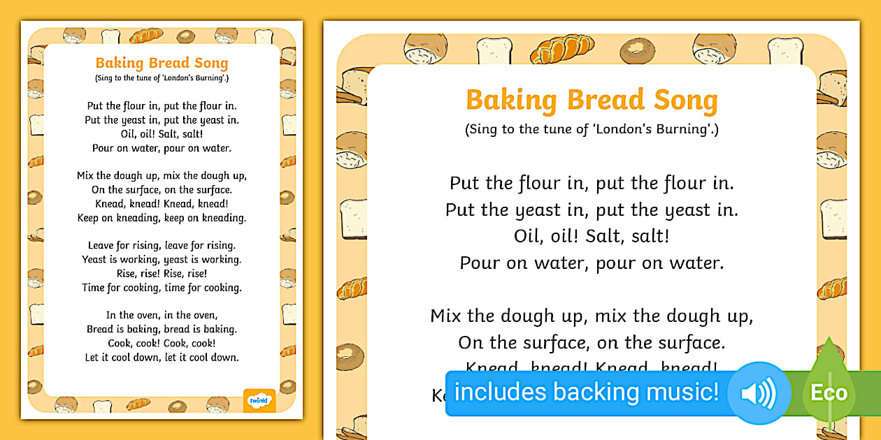 Baking Bread Song (Teacher-Made) - Twinkl