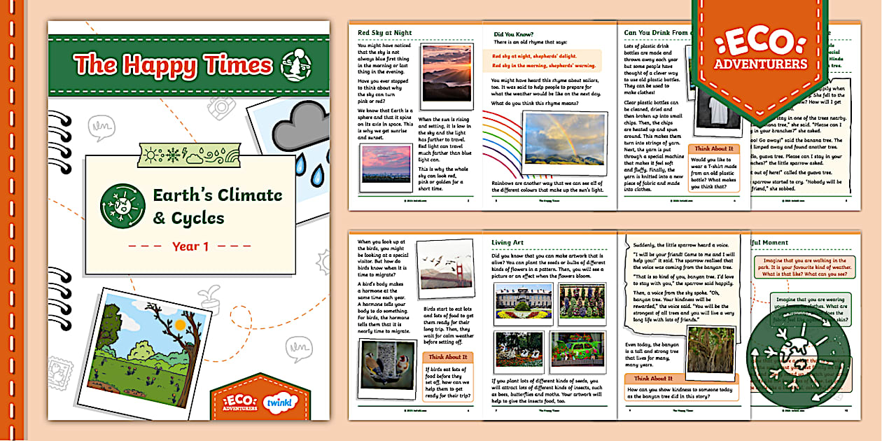 Year 1 Earth's Climate & Cycles: The Happy Times