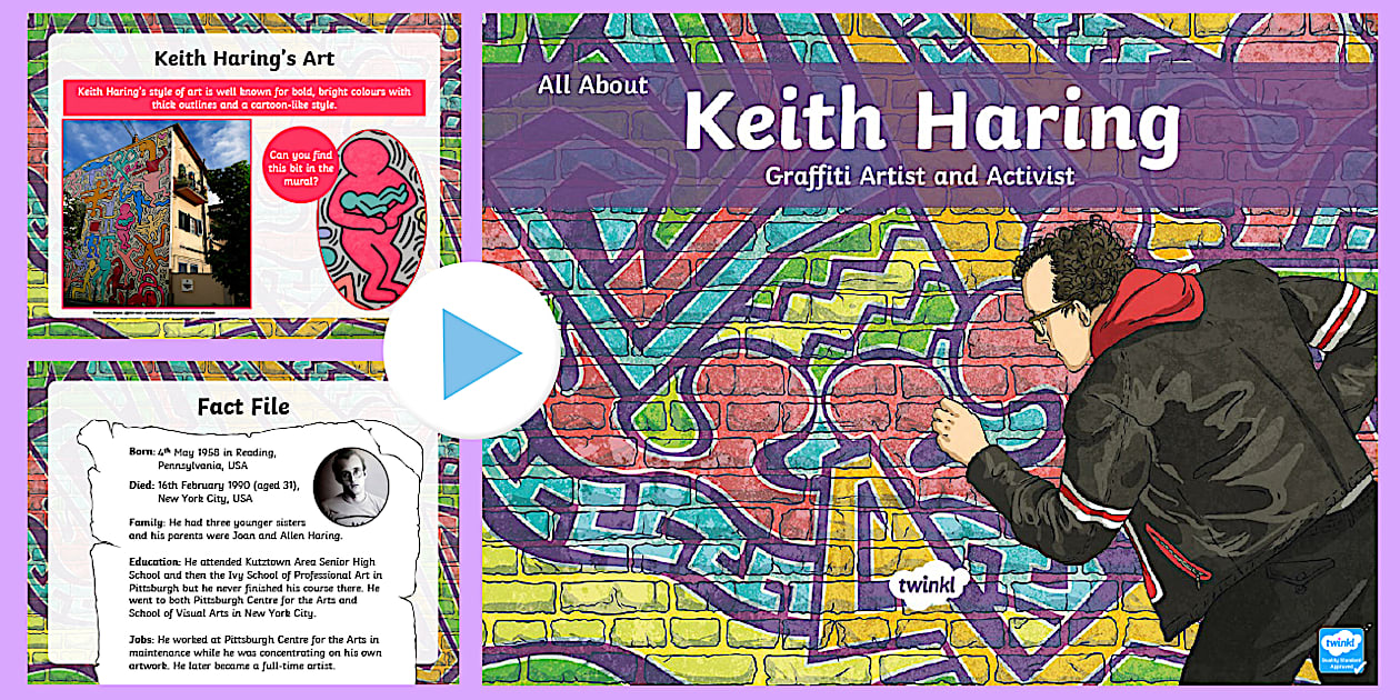 Keith Haring Graffiti Artist PowerPoint – KS2 Art Resource