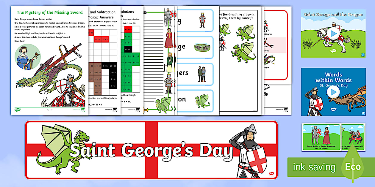 KS1 St. George's Day Resource Pack (teacher made) - Twinkl
