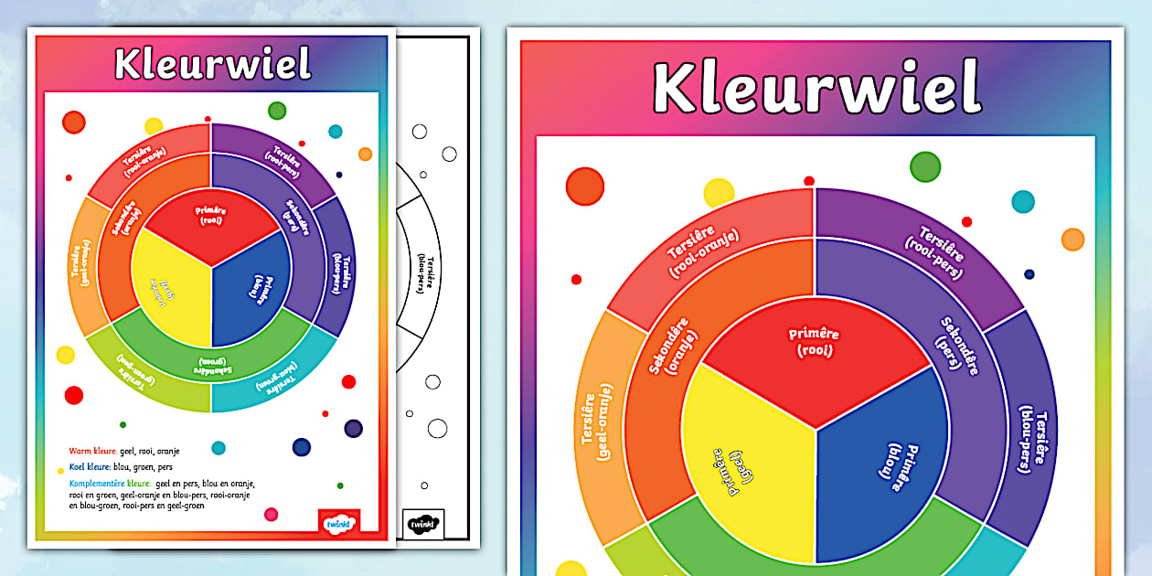 Kleurwiel – Plakkaat (teacher made) - Twinkl