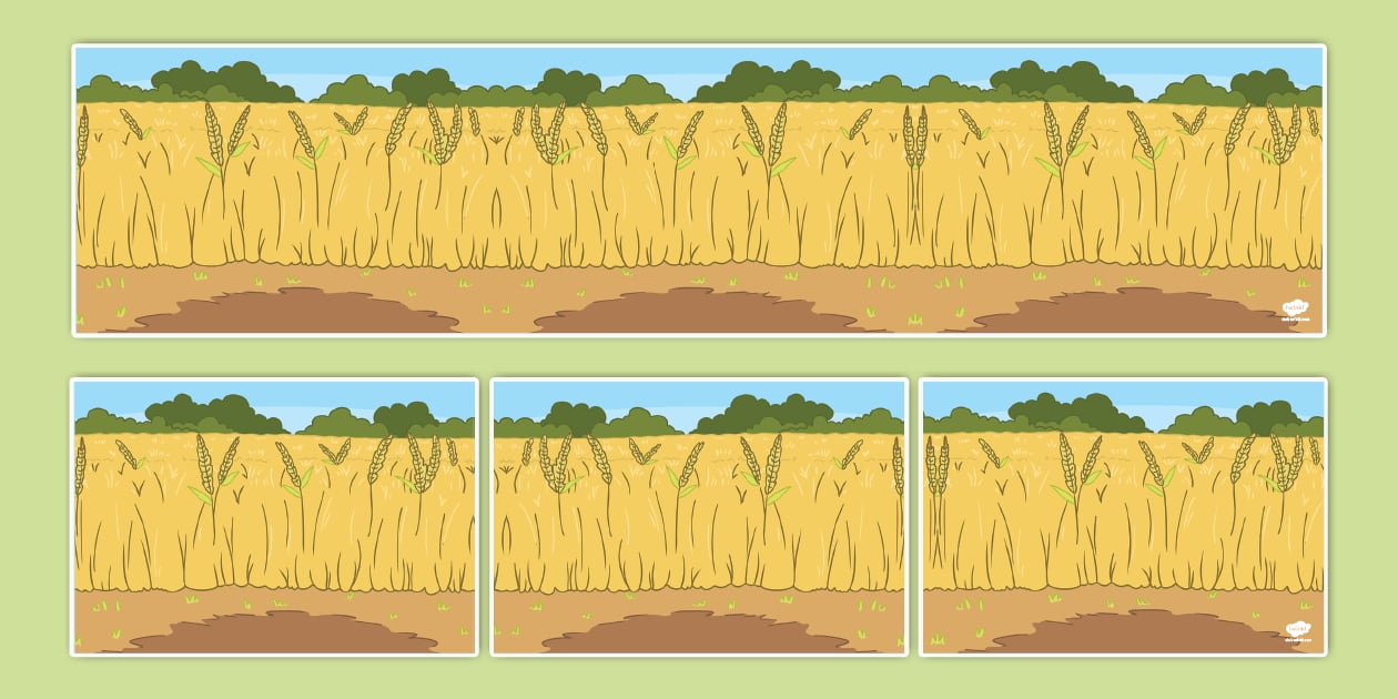 Harvest Small World Background | Twinkl (teacher made)