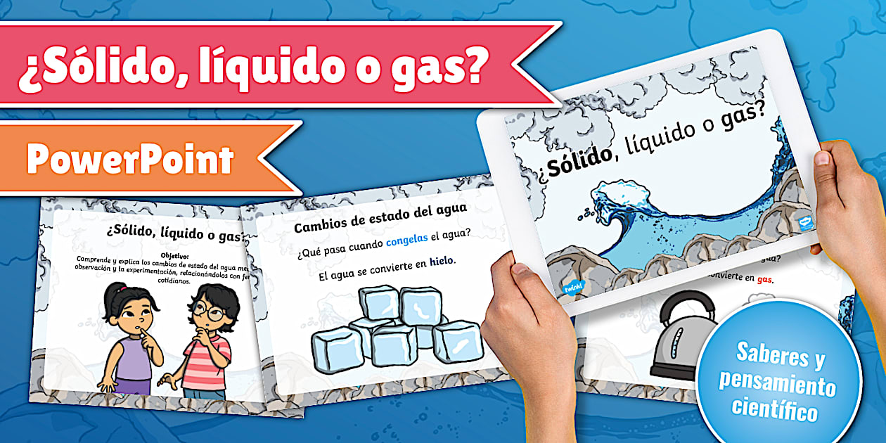PowerPoint sobre los cambios de estado del agua