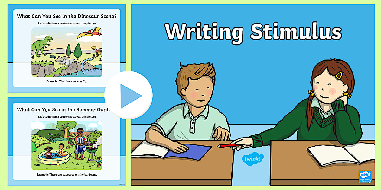 Writing Stimulus PowerPoint - Kindergarten One Off Resources