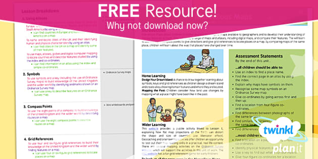 Geography: Marvellous Maps Year 5 Planning Overview