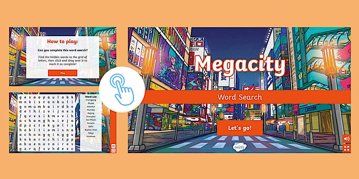 KS2 Megacity Composable Word Search | Twinkl Daily - Twinkl