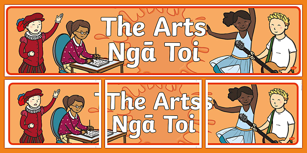 The Arts Display Banner (teacher made) - Twinkl