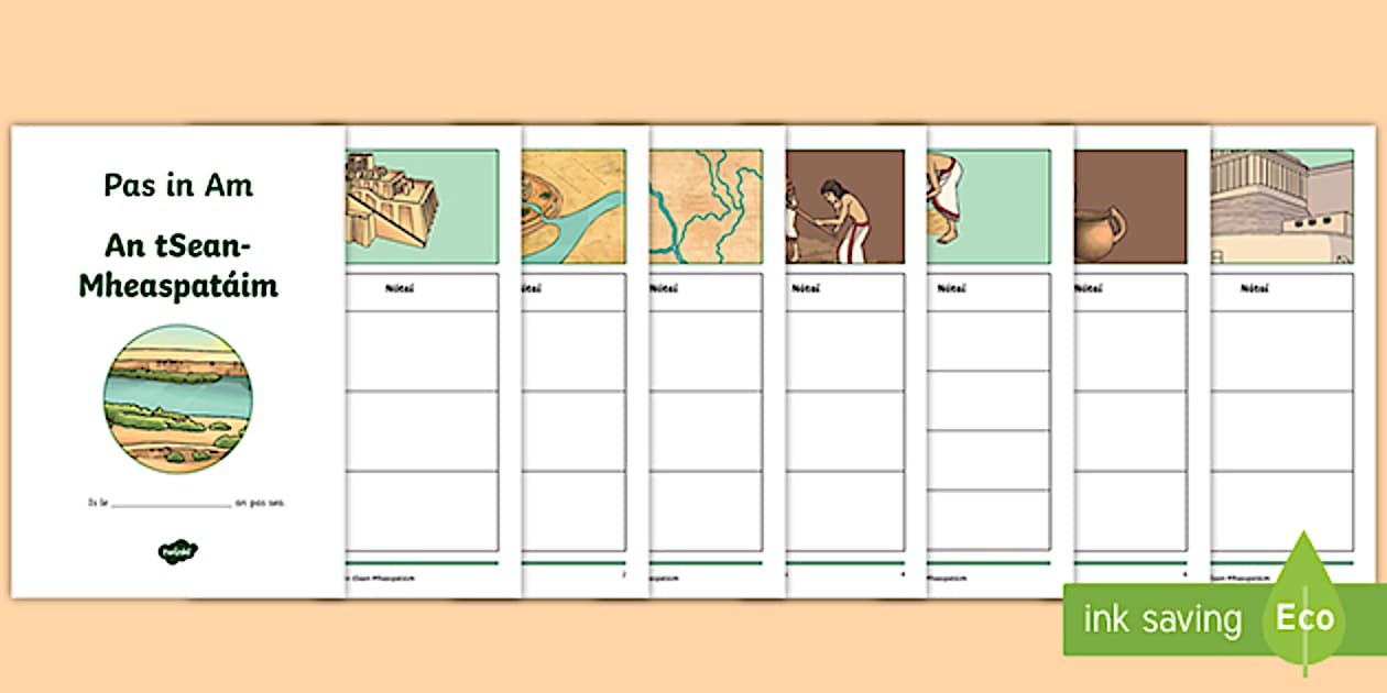 Passport in Time: Ancient Mesopotamia Checklist Gaeilge
