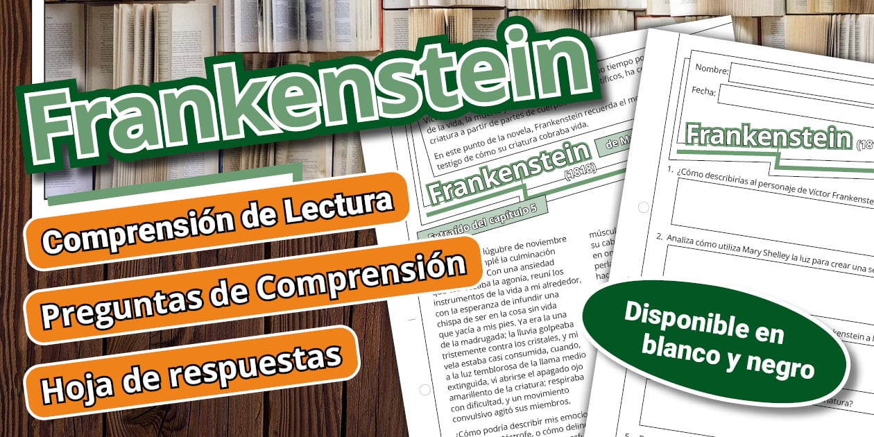 Guía | Lectura | Comprensiva | Frankenstein (teacher made)