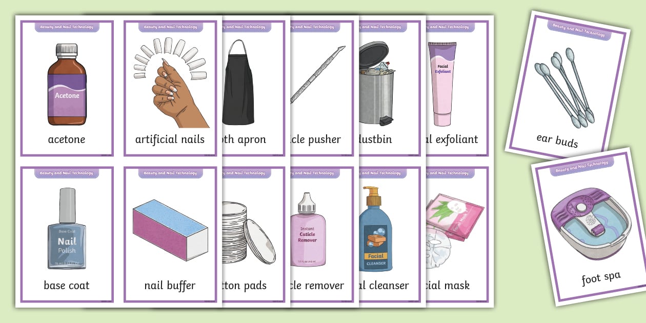 Beauty and Nail Technology: Equipment and Resources Flashcards