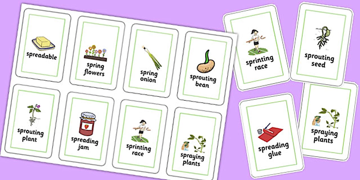 Cursive Three Syllable SPR Flash Cards (teacher made)