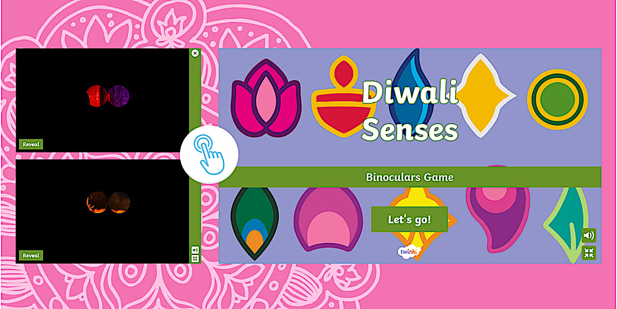 Diwali Senses Interactive Binoculars Game (teacher made)