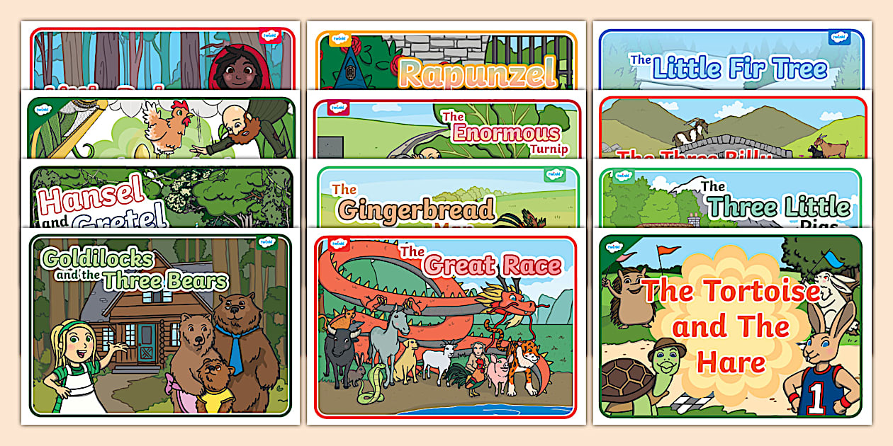 Traditional Tales Story Poster Pack (teacher made) - Twinkl