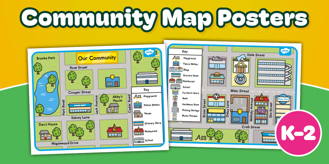 Community Map Posters