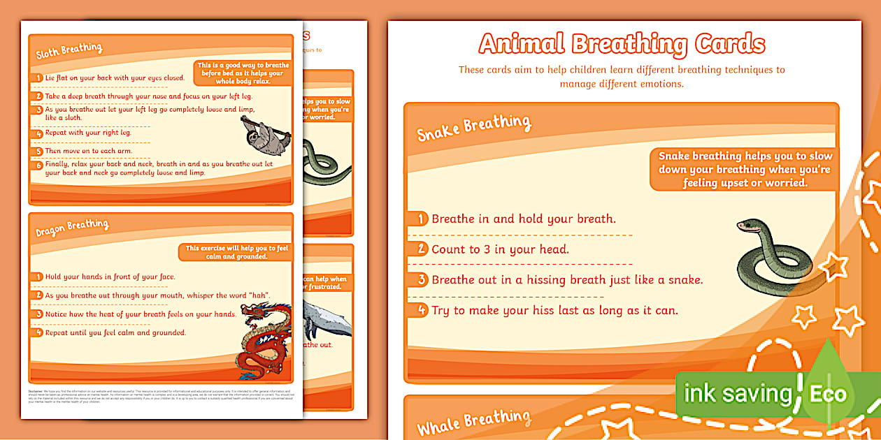 Animal-Themed Breathing Exercise Cards (teacher made)