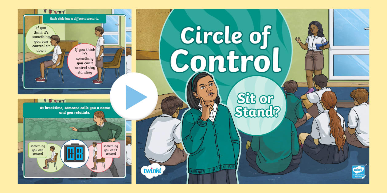 Circle of Control Sit or Stand PowerPoint (professor feito)
