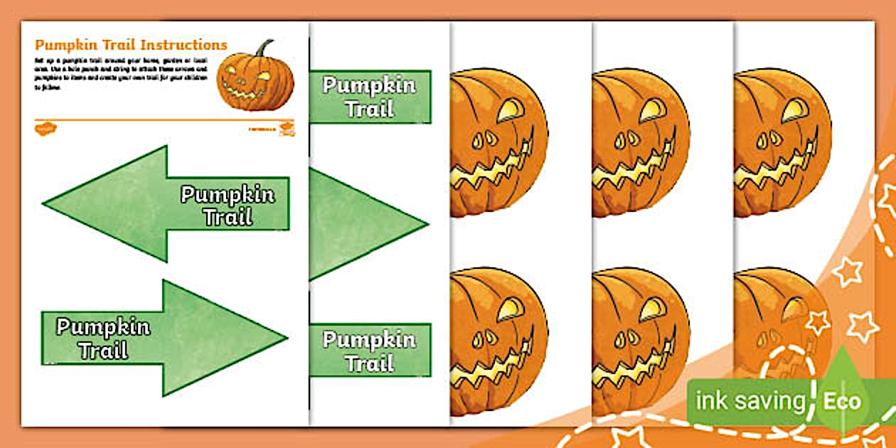 Pumpkin Trail Hunt Pack (teacher made) - Twinkl