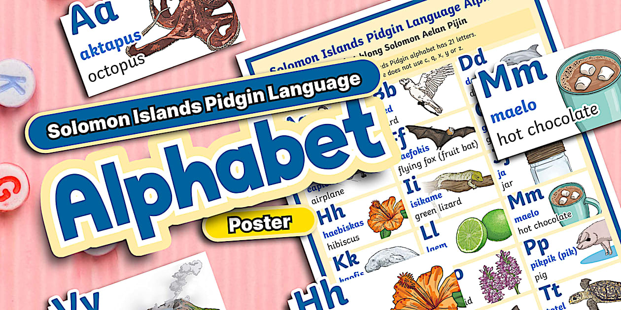 Solomon Islands Pidgin Alphabet