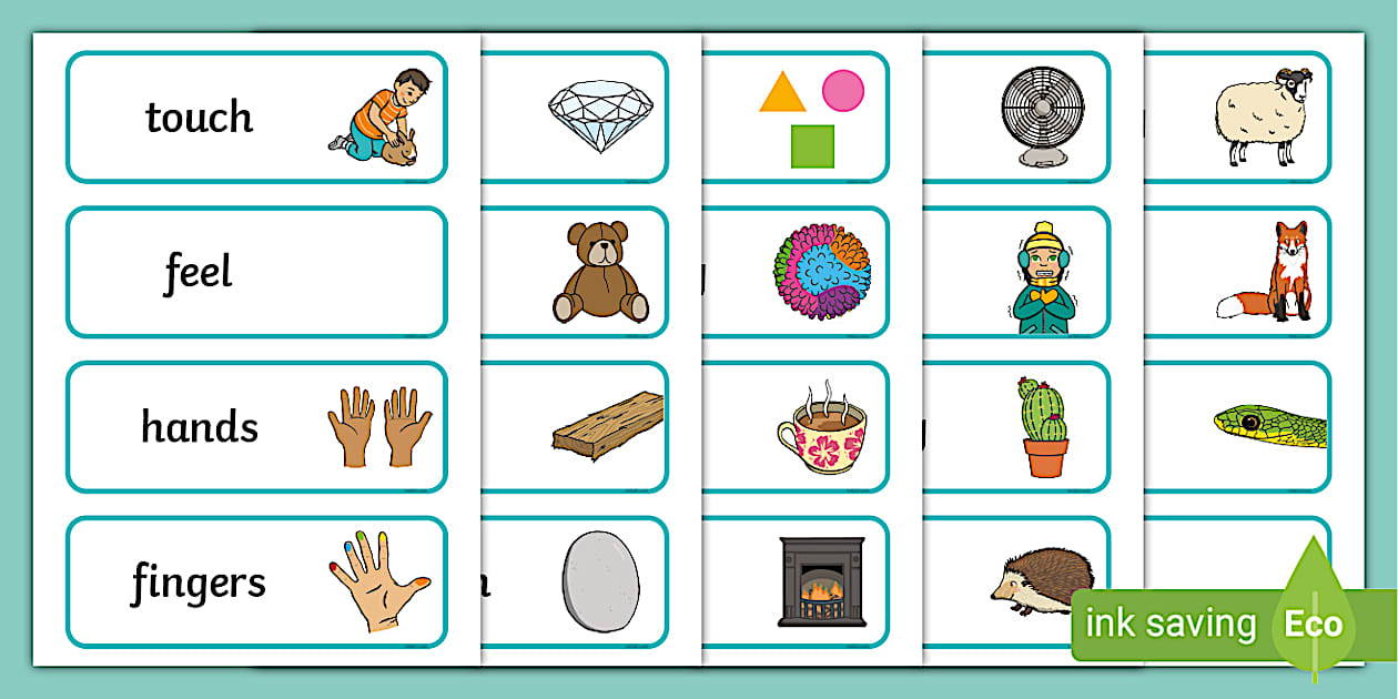 Touch Word Cards (teacher made) - Twinkl