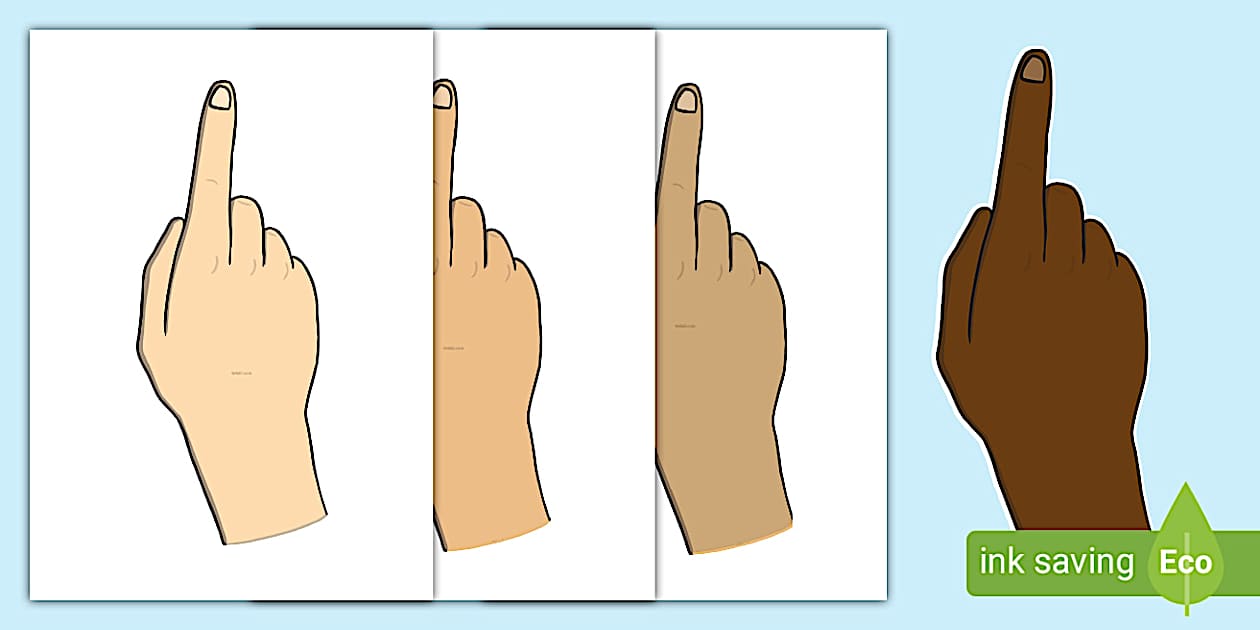 Editable Finger Spacing Hand (Hecho por educadores) - Twinkl