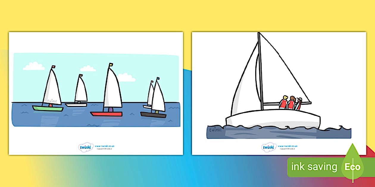 Editable Images Sailing (teacher made) - Twinkl