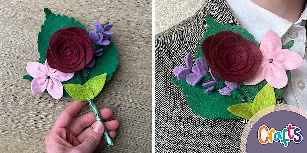 Felt Buttonhole Sewing Pattern | Twinkl Crafts