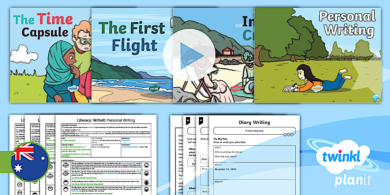 Writing a Diary Entry PowerPoint | Year 1 English | PlanIt