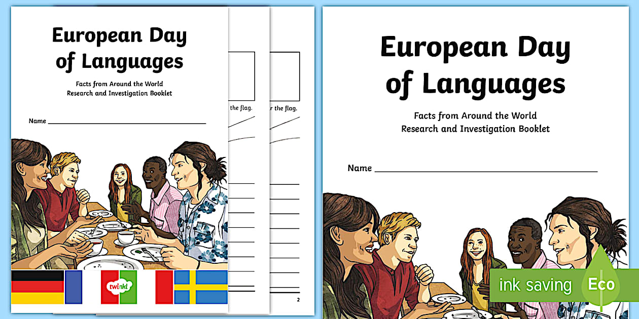 European Day of Languages Booklet | Activity - Twinkl