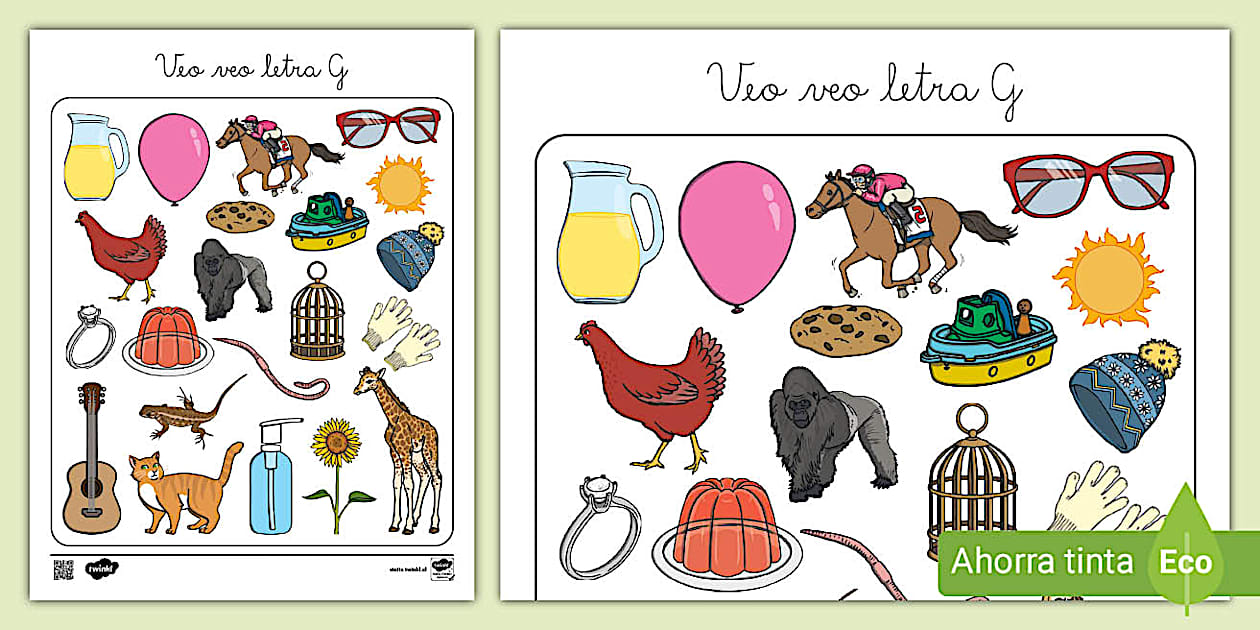Veo, veo: La letra G