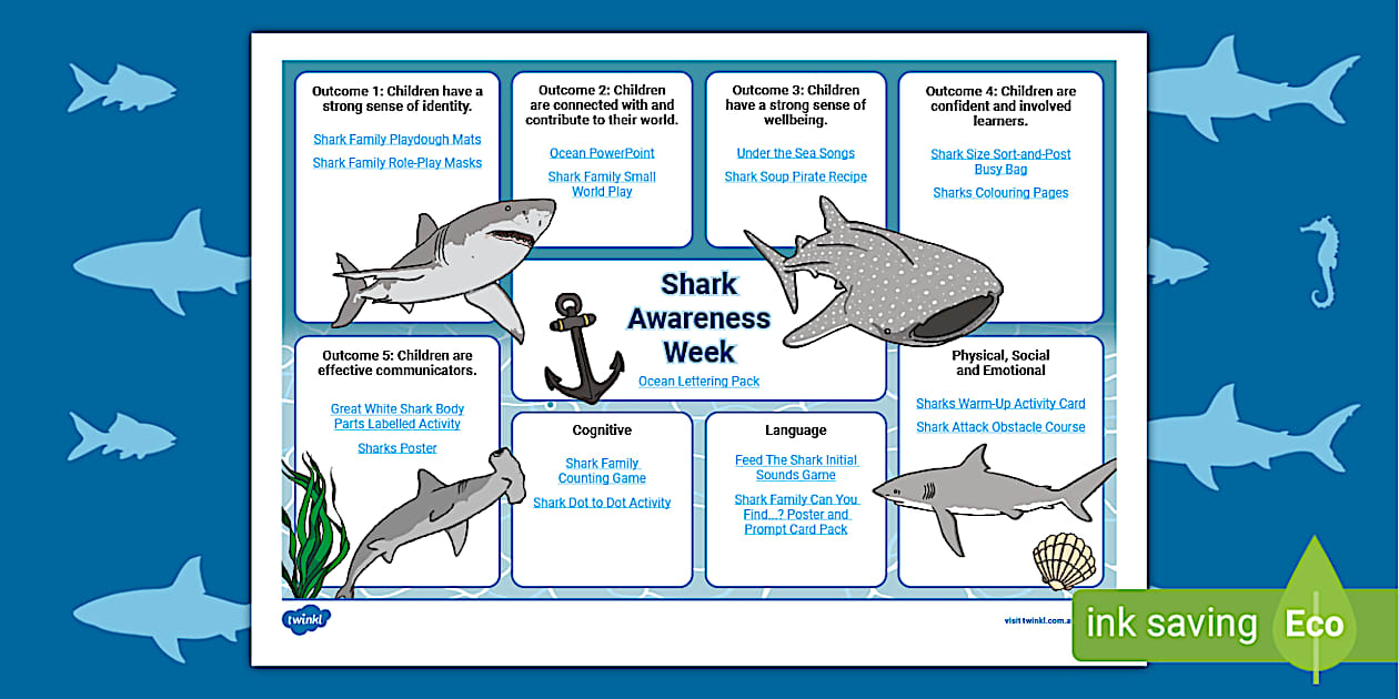 Shark Week Topic Planner І Living Things І Science.
