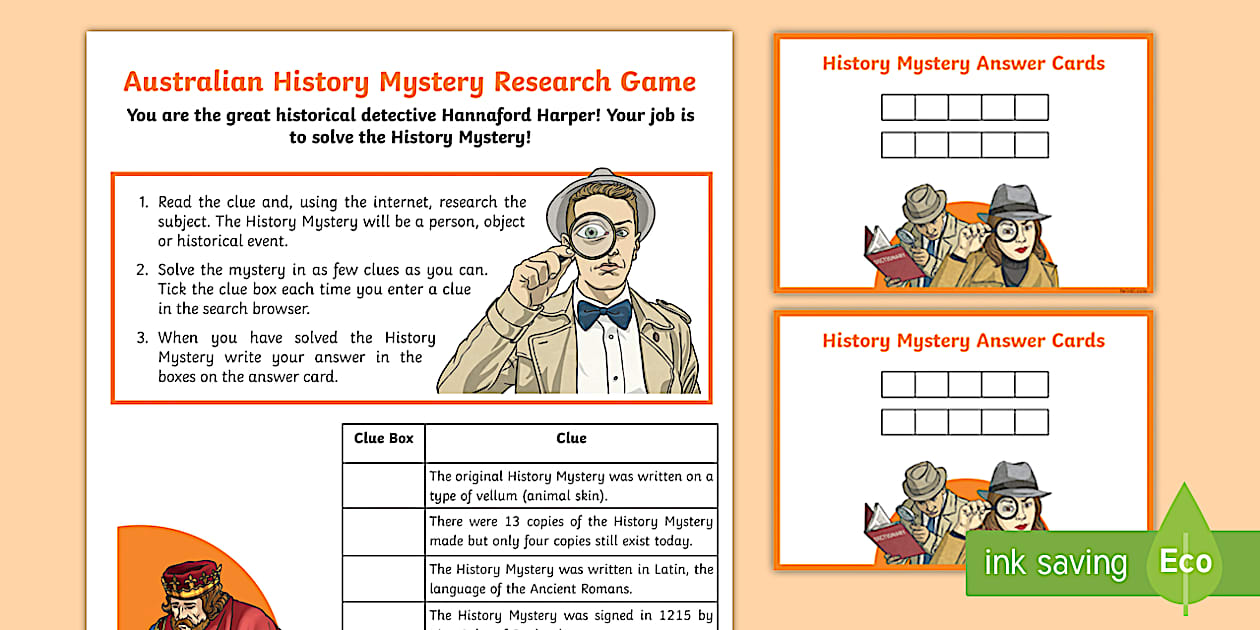 Magna Carta History Mystery Research Game - Year 6 - Twinkl