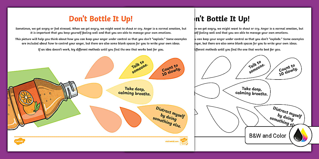 Identifying Emotions Worksheet | Emotions | Twinkl USA