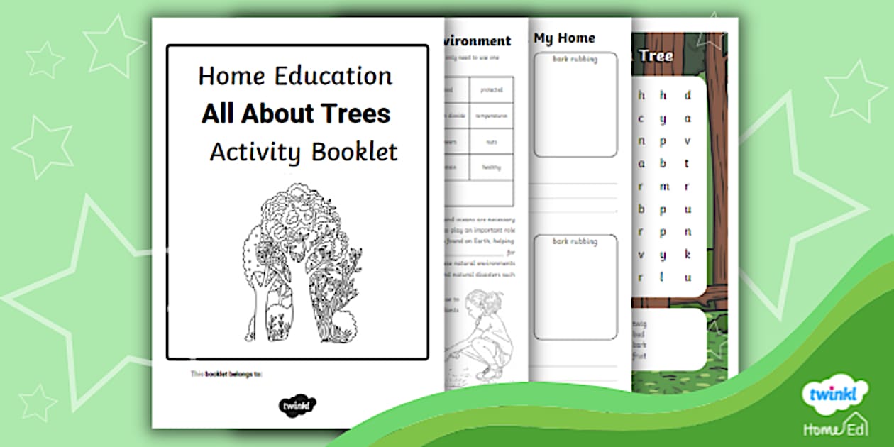 All About Trees Activity Book - Home Education - Twinkl