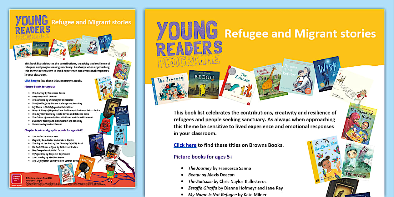 FREE! - National Literacy Trust: Refugee and Migrant Stories Book List