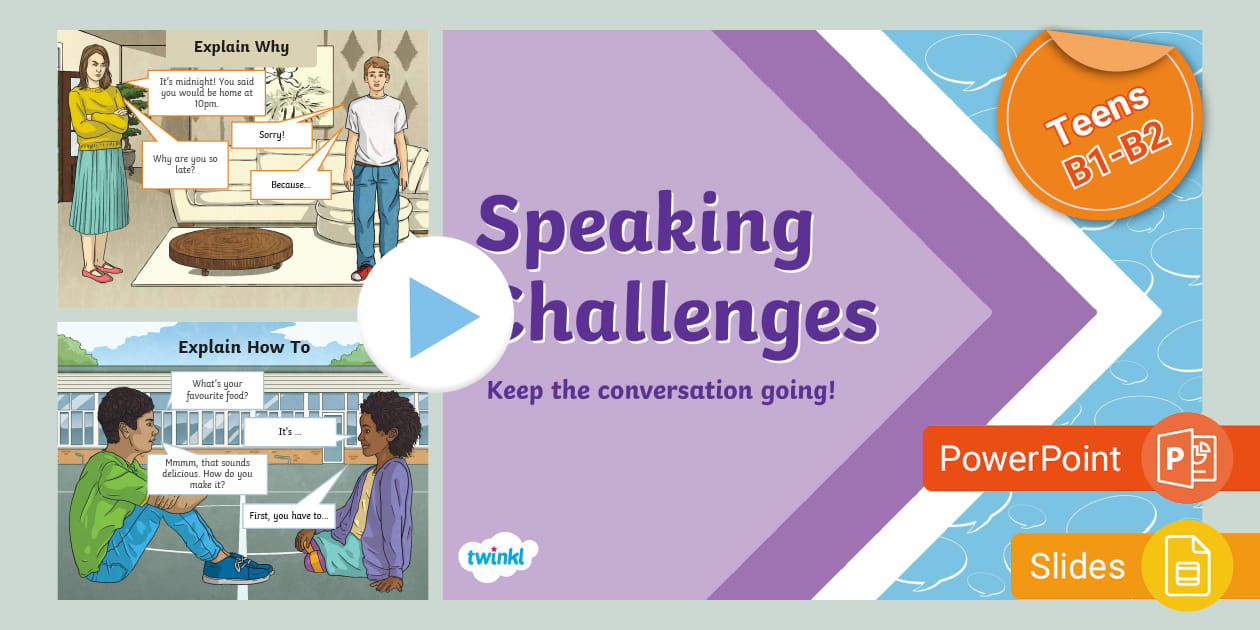 Keep the Conversation Going: 27 ESL Speaking Challenges