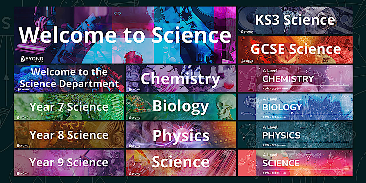 Secondary Science Display Banners | Beyond - Twinkl