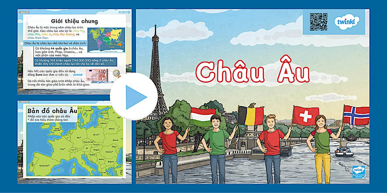 Powerpoint Châu Âu (teacher made) - Twinkl